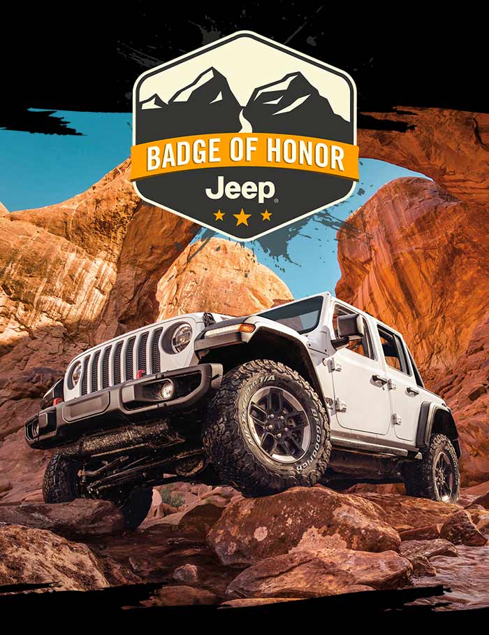 Emblema Trail Rated de Jeep® - Certificación todoterreno